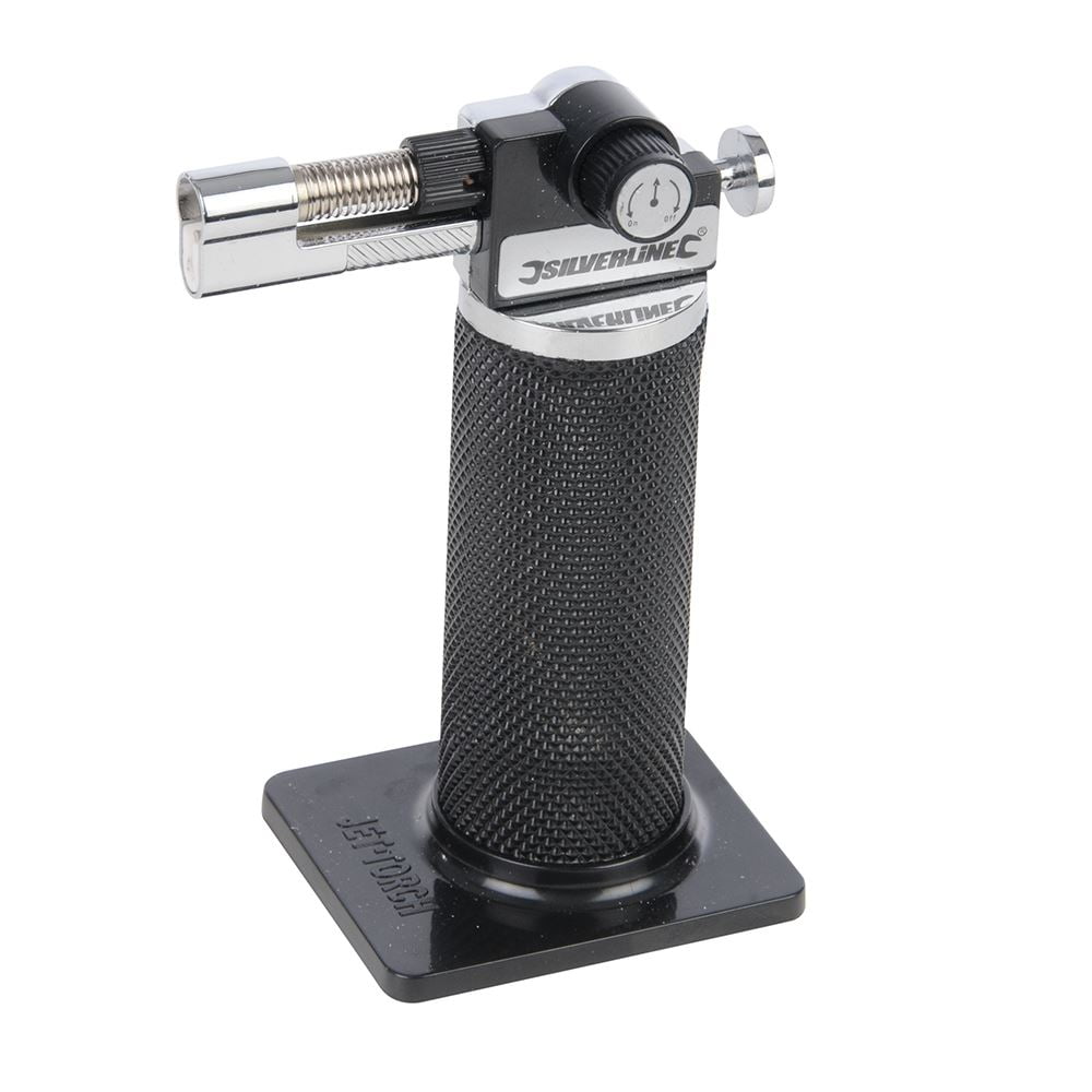 Silverline - Butane Gas Torch - 1300°C - Walmart.com