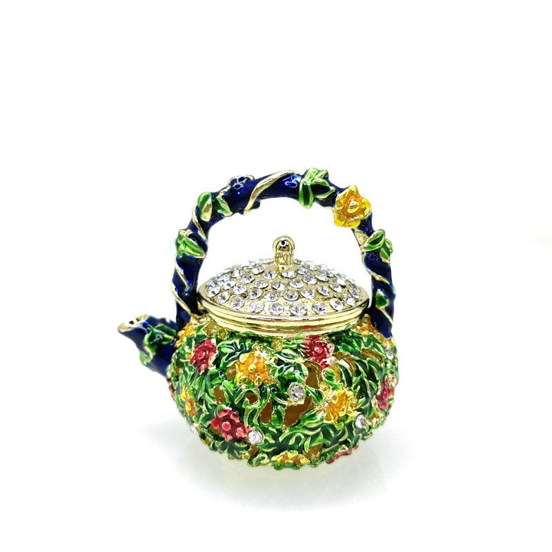 Click here for Nielieping Mini Teapot Trinket Box Hinged For Girl... prices