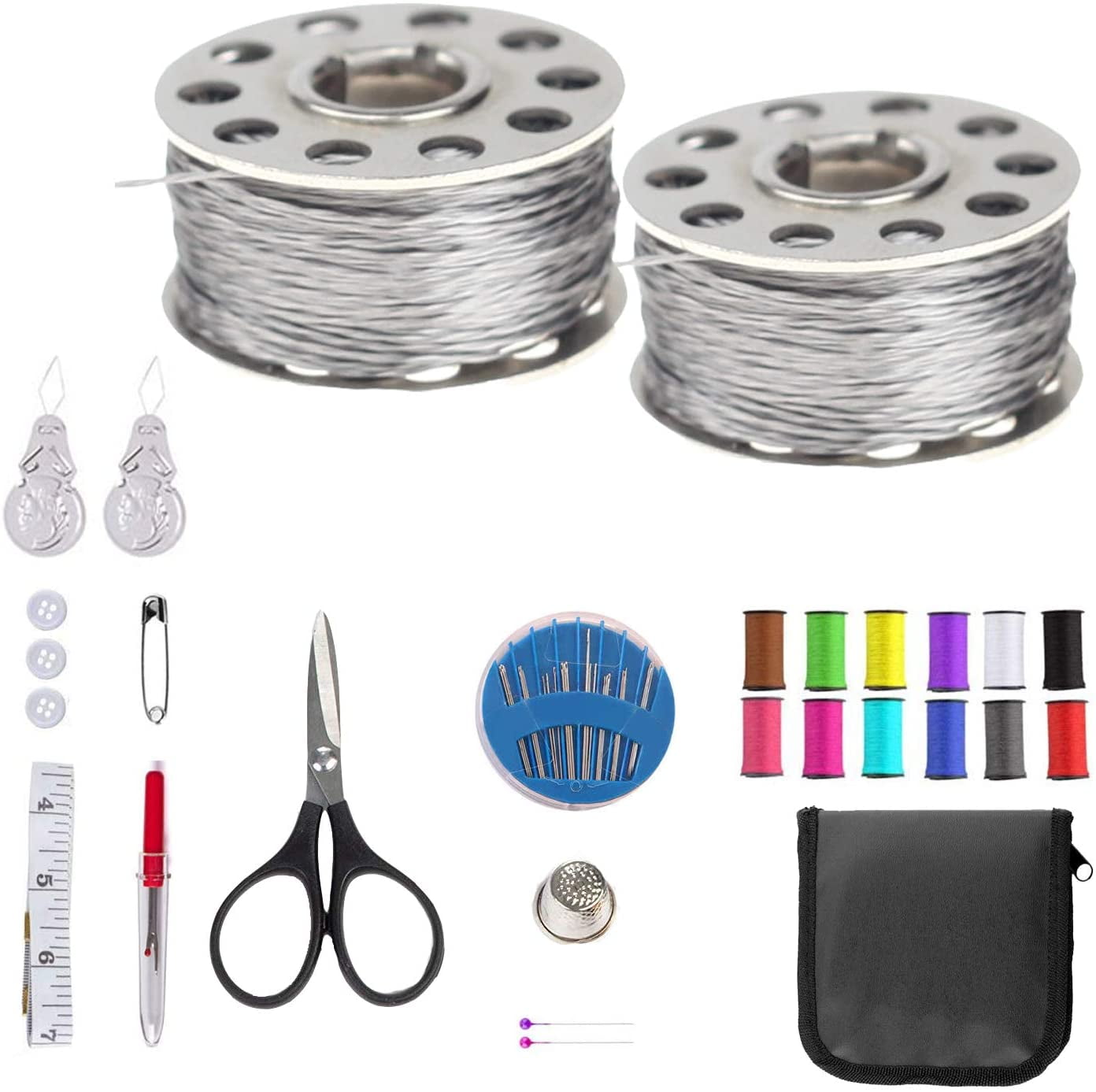 Makeronics Conductive Thread 2 Bobbins | 65ft/20m | 37 Ω/m | 2 ply ...