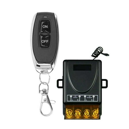 Wireless Light Switch Radio Switch with 3 Remote 230V Ac 2000W Controls ...