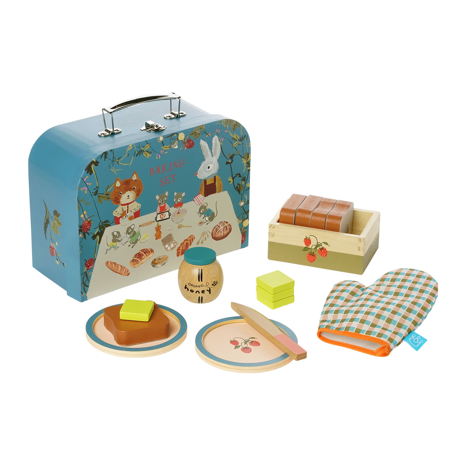 Manhattan Toy Forest Tales 17-Piece Pretend Bread Baking and Serving ...