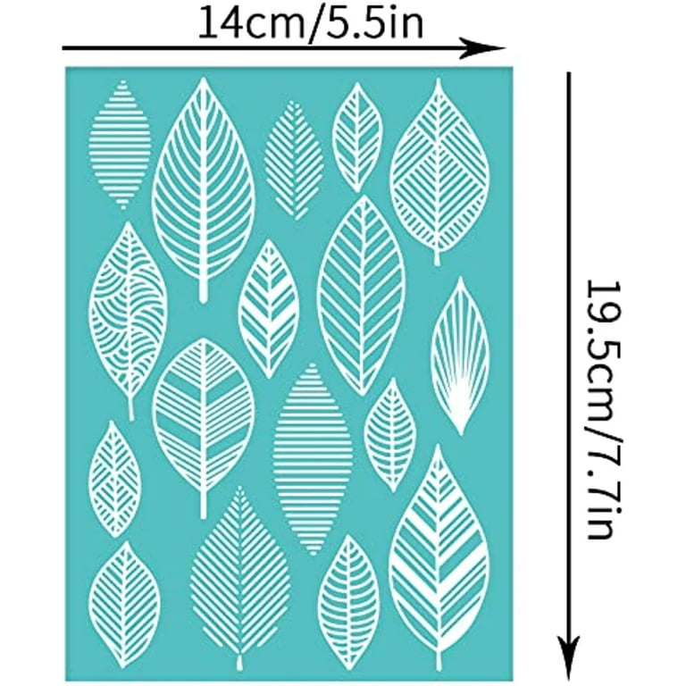 Leaf Silk Screen Stencils JAJADO Self Adhesive Silk Screen Stencil