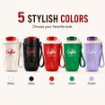 Coffee Vacuum Flask,12oz 316 Stainless Steel Insulated Cup with Lid ...