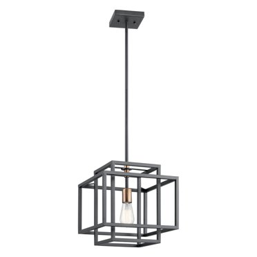 Ketalin Black Crystal Square Pendant - Walmart.com