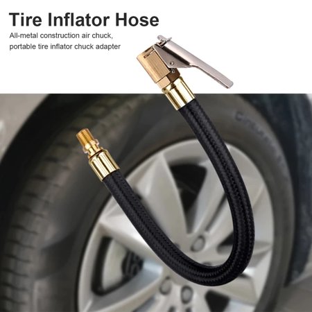 Mountain Bike Tire Inflator Extension Tube Chuck Adapter Air Pump Chuck ...