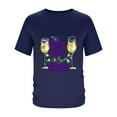 Gamivast Mardi Gras Shirts for Men Regular Fit Soft Crew Neck Funny ...