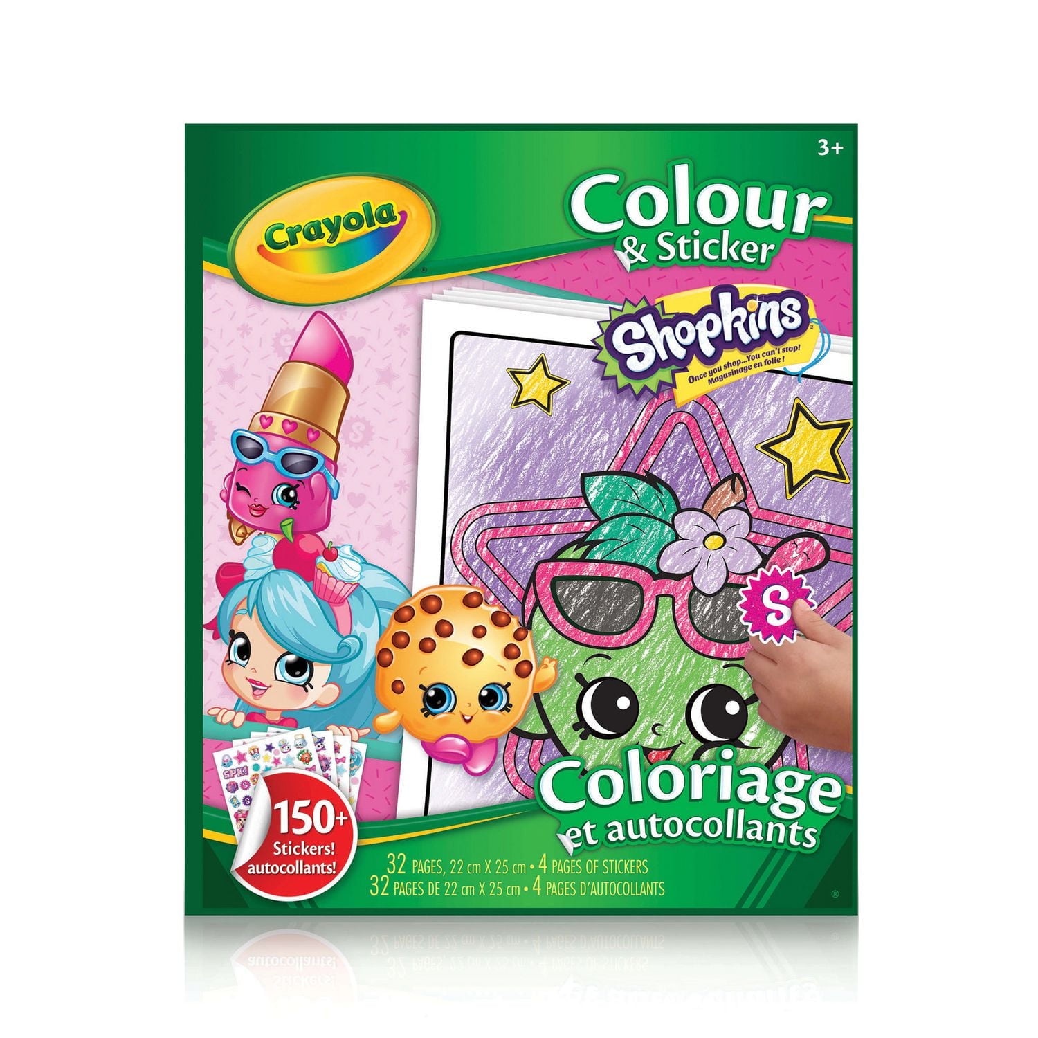 Crayola Colour & Sticker Book, Shopkins - Walmart.ca