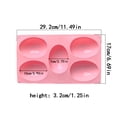 Moulds Easter Egg Silicone Bakeware for Cakes Jellies Ice Desserts Food ...