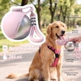 2 In 1 Portable Dog Water Bottle with Bowl, 285ml Stainless Steel ...