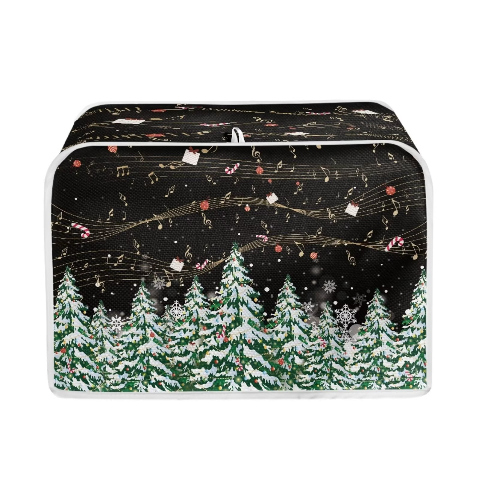 Renewold Christmas Holiday Toaster Covers 4 Slice Notes Anti Sputtering ...