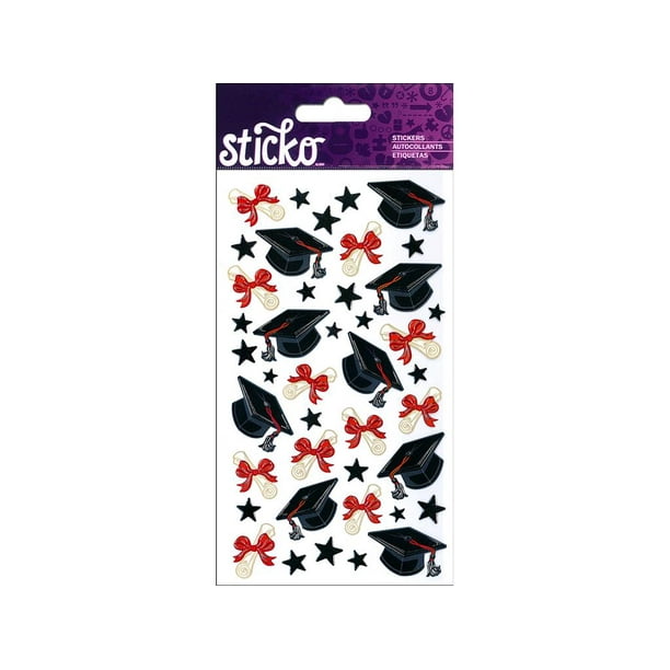 52-00108 EK STICKO STICKER GRADUATION BLACK - Walmart.ca