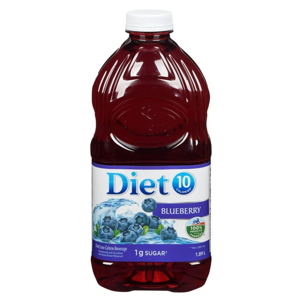 Ocean Spray Diet Blueberry Low Calorie Beverage, 1.89 L - Walmart.ca