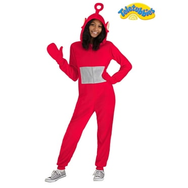 Adult Teletubbies Laa-Laa Jumpsuit Costume - Walmart.com