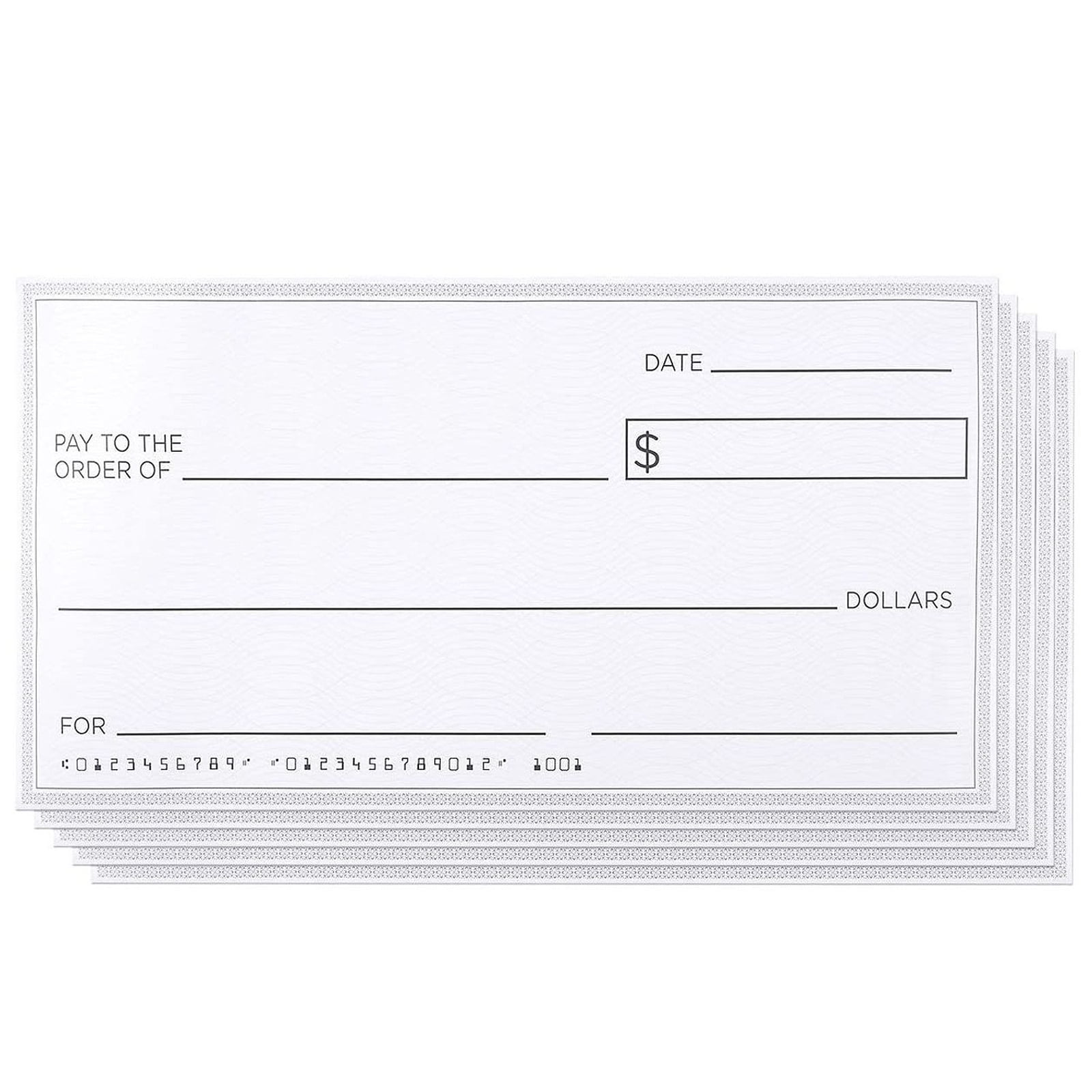 5 Pack Giant Check for Presentations, Awards, Prizes, Fundraisers ...