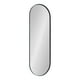 Kate and Laurel Rollo Capsule Framed Wall Mirror, Black 16x48 - Walmart.com