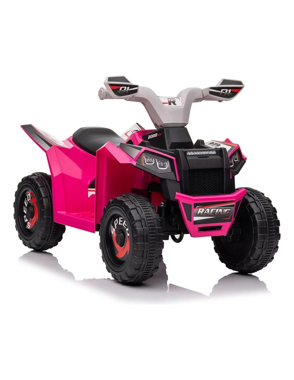 Cuatrimoto Mini Moto Eléctrica Montable Infantil Recargable Rosa ...
