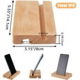 Beech Wood Mobile Phone Holders Rectangle BurlyWood 14.1x8x2cm ...