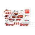 Big-Daddy Fire Rescue Toy Play Set Includes over 40 Fire Truck Toy And ...