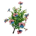 1Pc Artificial Flower Stake 4Th Of July Ground Plug Plastic For Garden ...