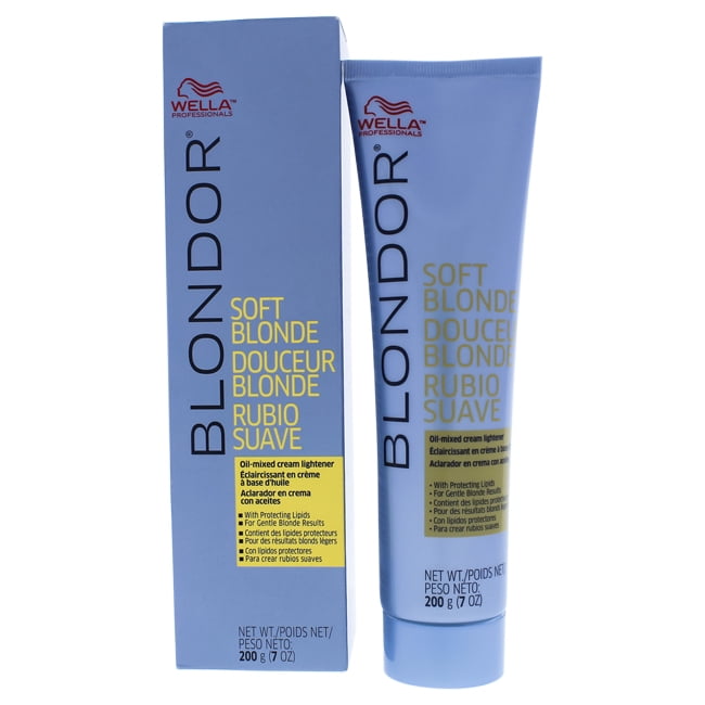 Blondor Soft Blonde Cream by Wella for Unisex - 7 oz Lightener ...