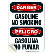 Danger No Smoking Oxygen In Use Sign, OSHA Danger Sign, 24x30 Aluminum ...
