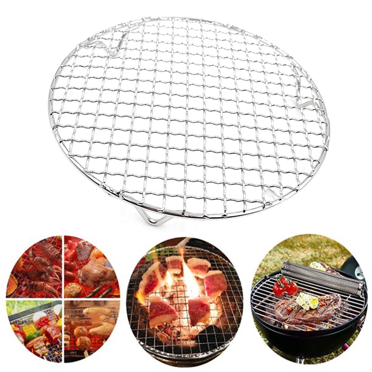 Limei Barbecue Round BBQ Grill Net Meshes Racks Grid Grate Steam Mesh ...