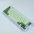 LNGHEJZ Matcha KOA PBT Keycap Marshmallow Similar MOA Keycaps 141 keys ...