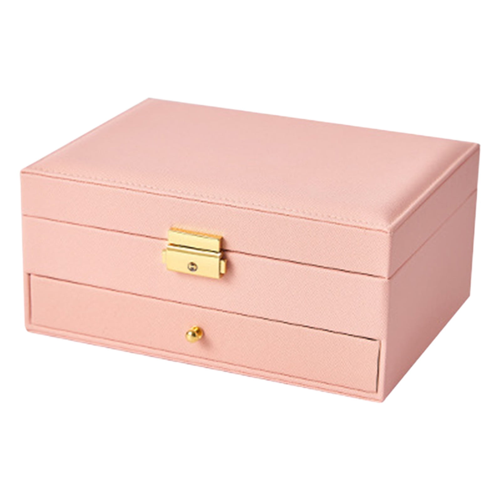 Vikakiooze Jewelry Box With Lock And Mirror Jewelry Organizer Storage ...