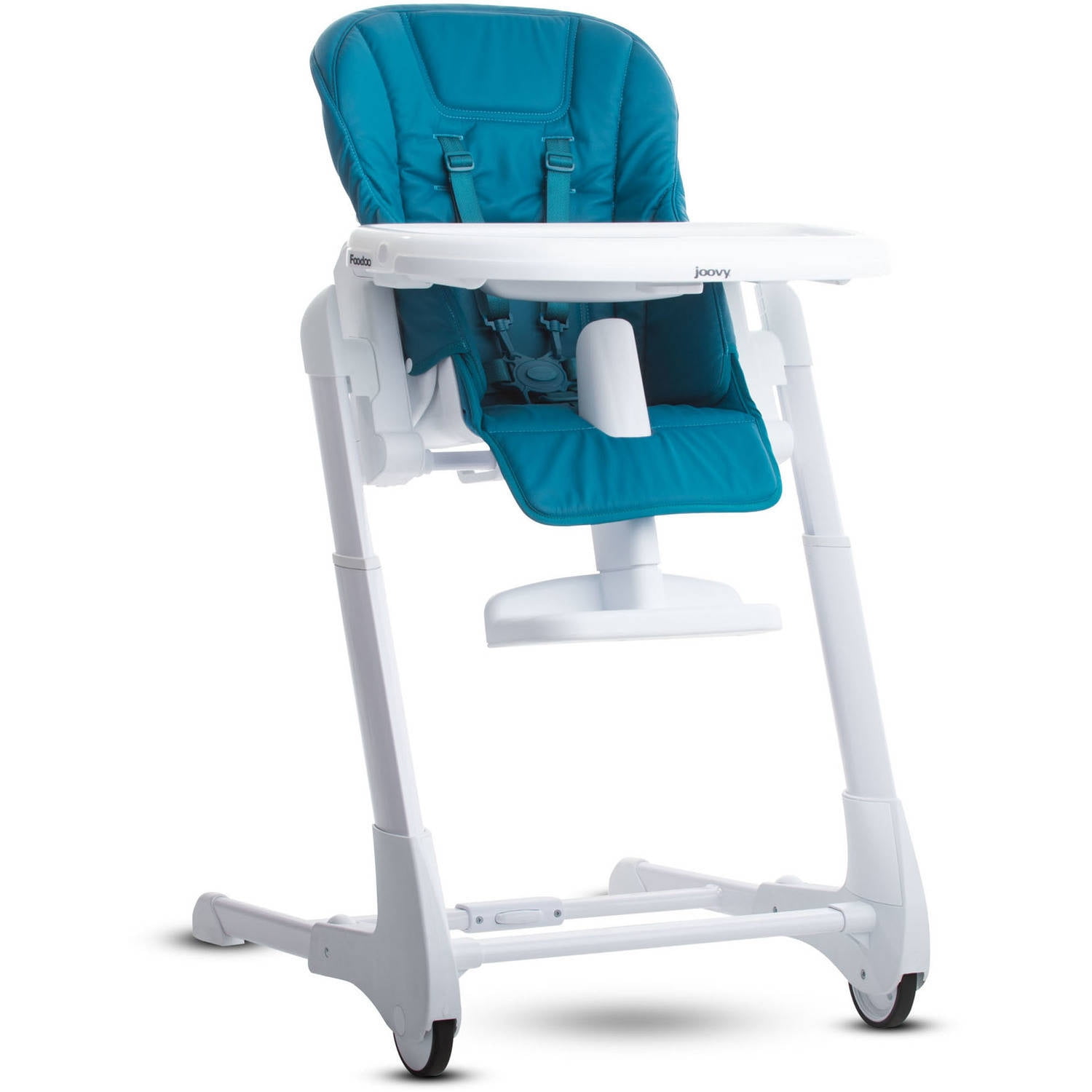 Joovy Foodoo Baby Height Adjustable High Chair, Turquoise - Walmart.com