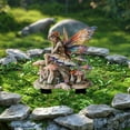 Dadiaei Acrylic Garden Stakes Bohemian Style with Fairy and Hummingbird ...