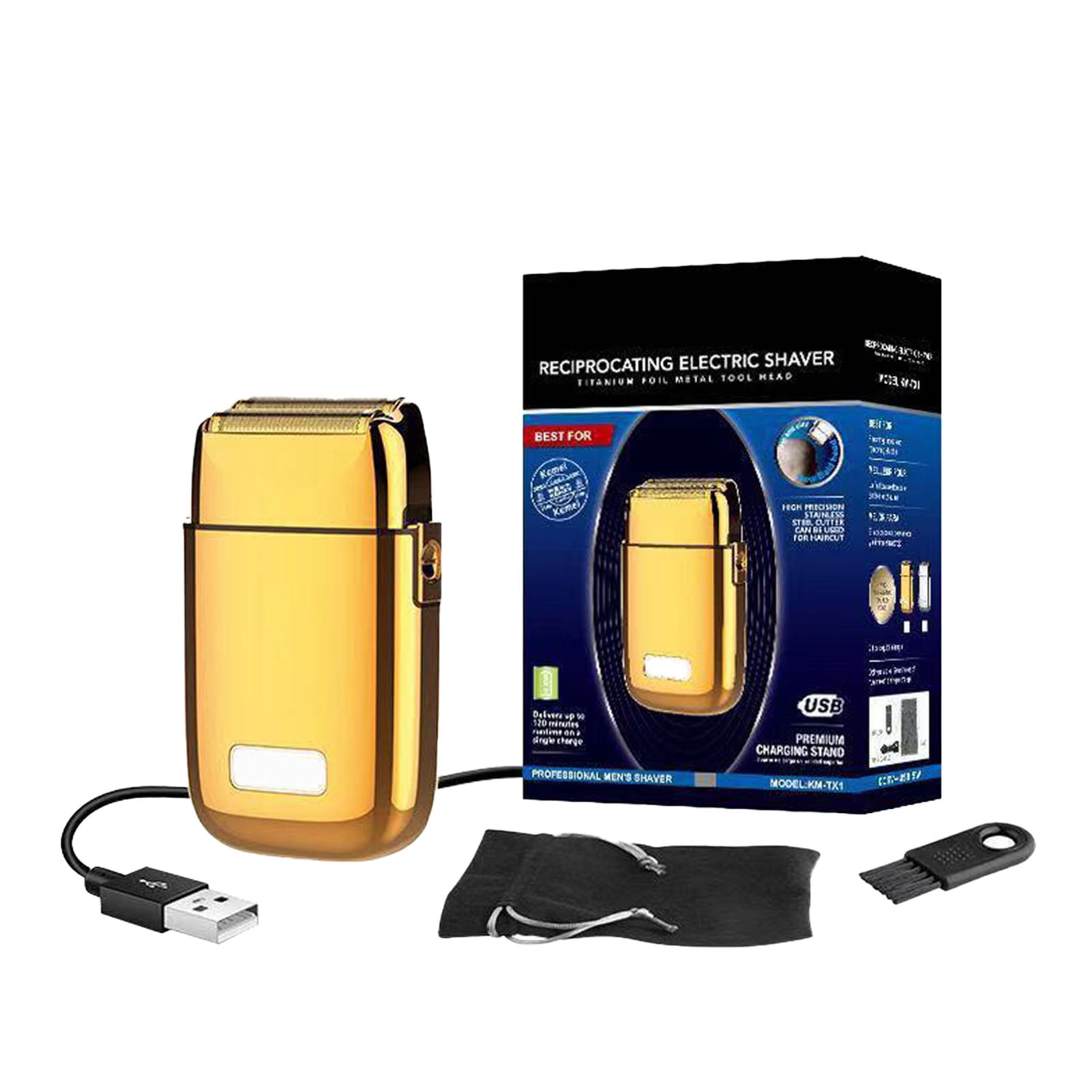 Recortadora De Barba, Afeitadora Eléctrica Doble, Corte De Precisión ...