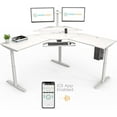 VersaDesk® Powerlift 60" x 60" L-Shaped Standing Desk Workstation ...