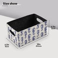 2 Pcs Foldable Felt Storage Bins Decorative Fabric Organizer Baskets ...