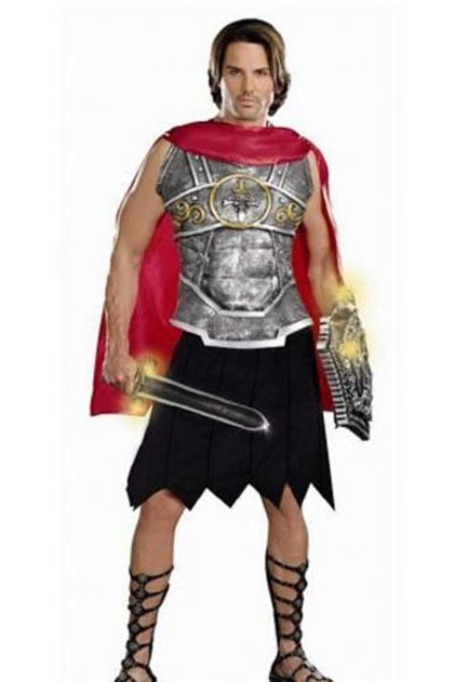 Spartan Warrior Costume 8750 Dreamgirl Black/Red - Walmart.com