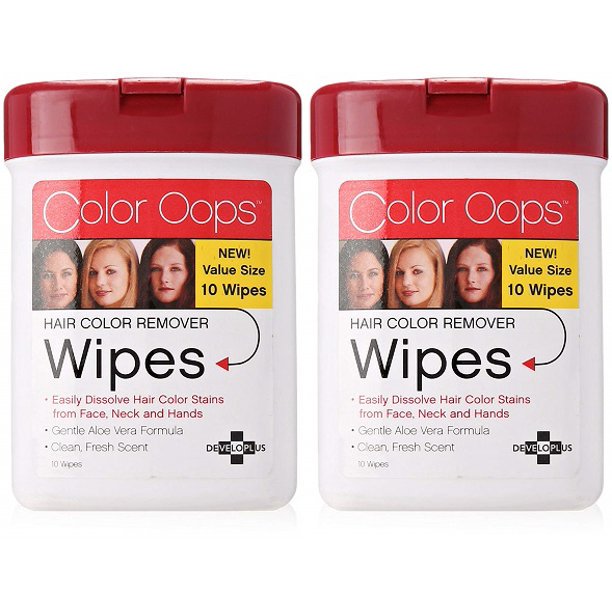 Developlus Color Oops Color Remover Wipes 10 Count (2 Pack) - Walmart.com
