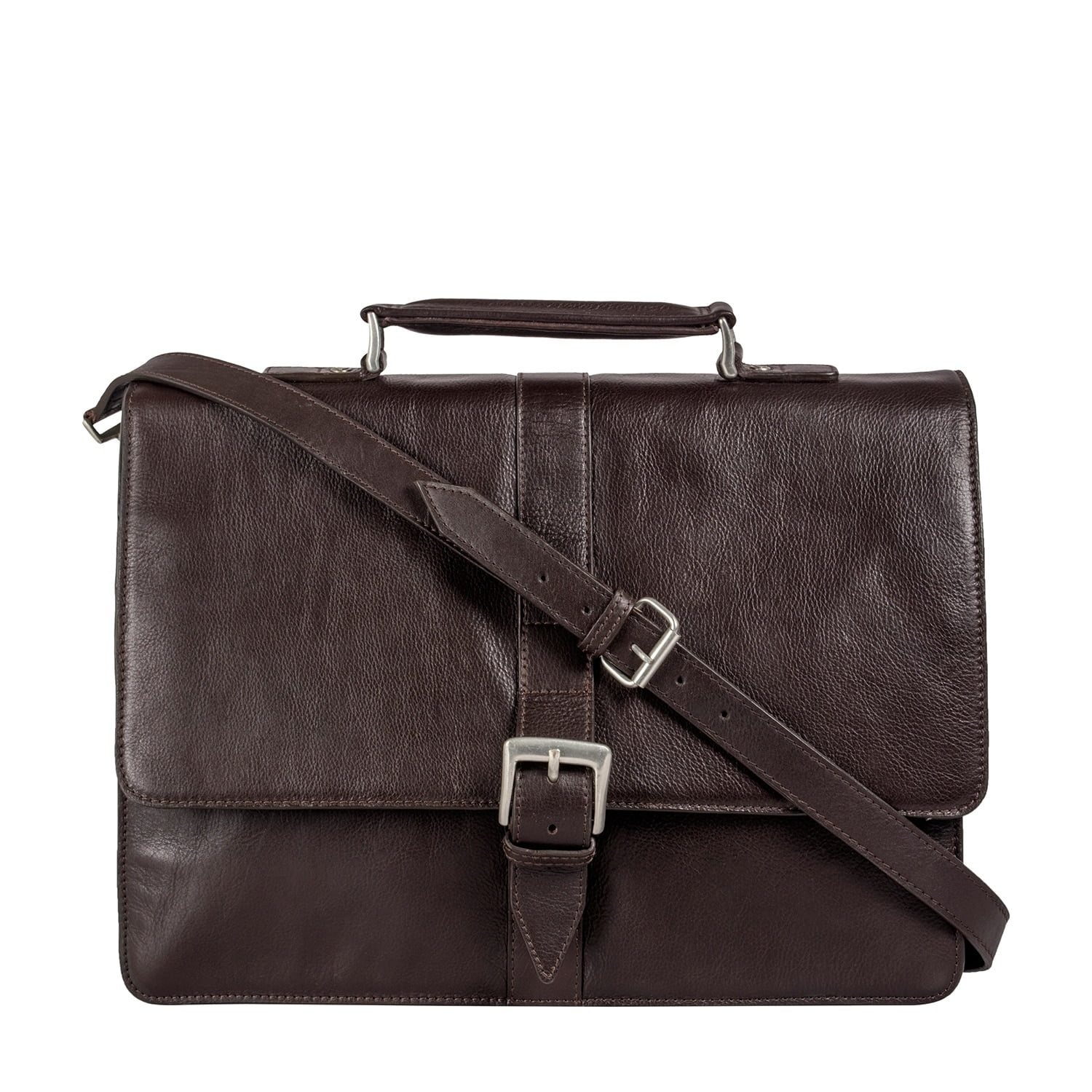Hidesign Hudson Men's Large Leather Briefcase - Walmart.com