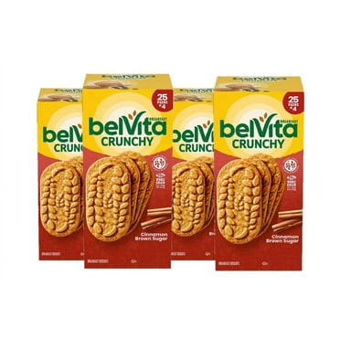 belVita Cinnamon Brown Sugar Breakfast Biscuits (25 pk.) - Walmart.com