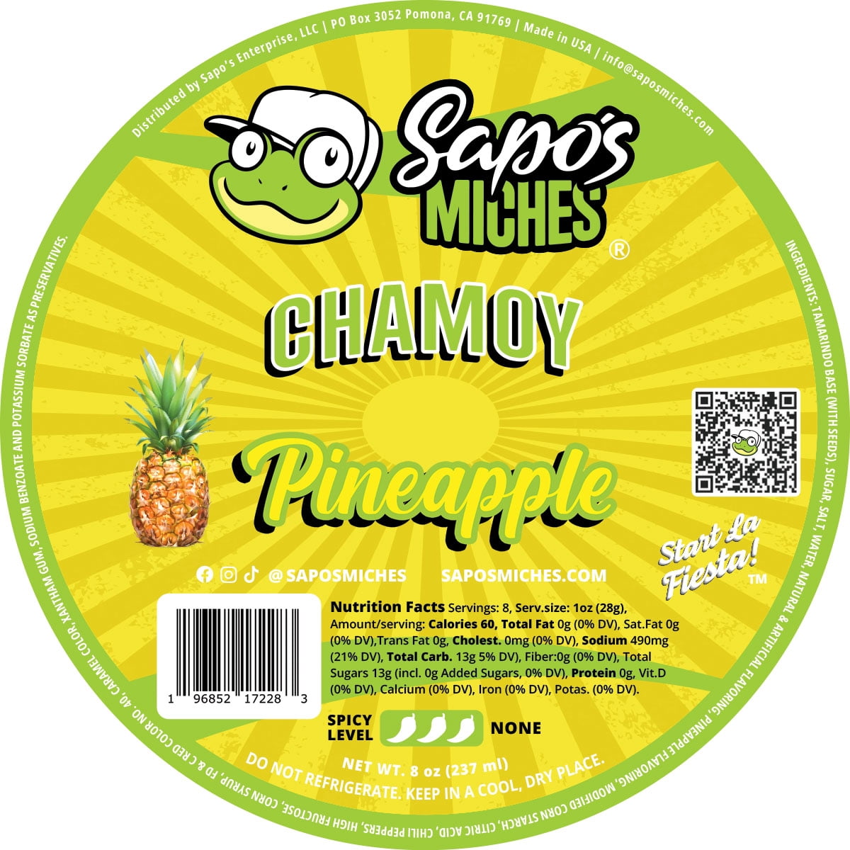 Sapo's Miches Chamoy Rim Rimming Paste Sauce Candy Dip for Drinks ...