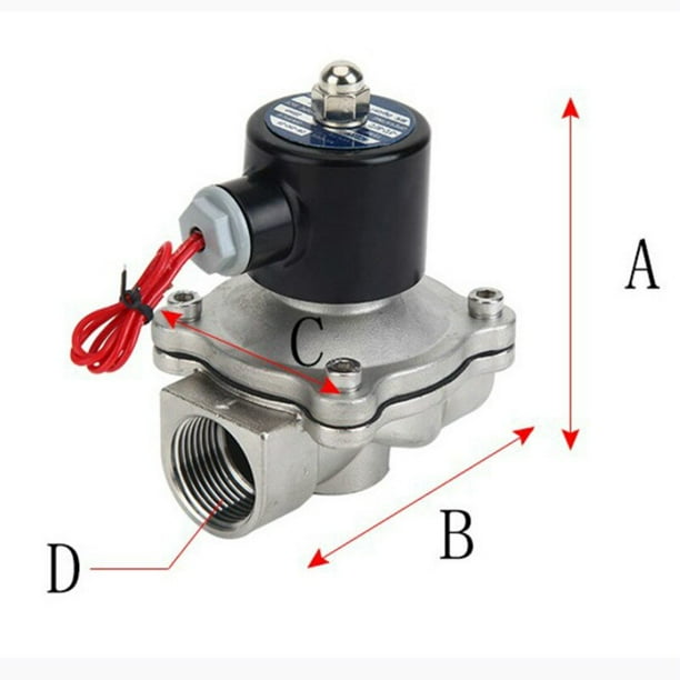 DN8-50normally closed Stainless steel Electric Solenoid Valve AC220V DC24V AC110V AC380V AC24V ...