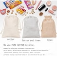 20 Pieces Muslin Bags Cotton Drawstring Bags Sachet Bag for Home ...