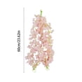 cpengpj Lifelike Cascading Artificial Wisteria Vines, Fade Resistant ...