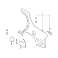 New Genuine Nissan Fuel Door Bumper Rubber OE 0165800322 - Walmart.com