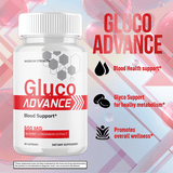 Gluco Advance Blood Balance Support Pills Advanced Formula Vitamin ...