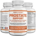 Simply Potent Prostate Support Pills, 60 Caps w/ Saw Palmetto & Beta ...
