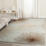 SAFAVIEH Soho Fiesta Geometric Area Rug, Light Blue/Multi, 9' x 12 ...