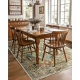 Dowellia Area Rugs 5'x7' Washable Non-Slip, Floral Vintage Distress ...