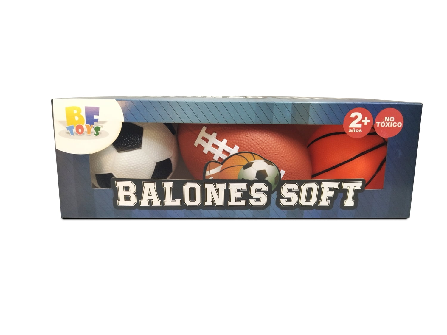 BF Toys Set De Balones Soft de plástico Suave 3 Piezas | Walmart en línea