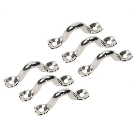 JOYWEI Canoe Kayak Pad Eyes 6PCS 8mm 316 Stainless Steel Marine Bimini ...
