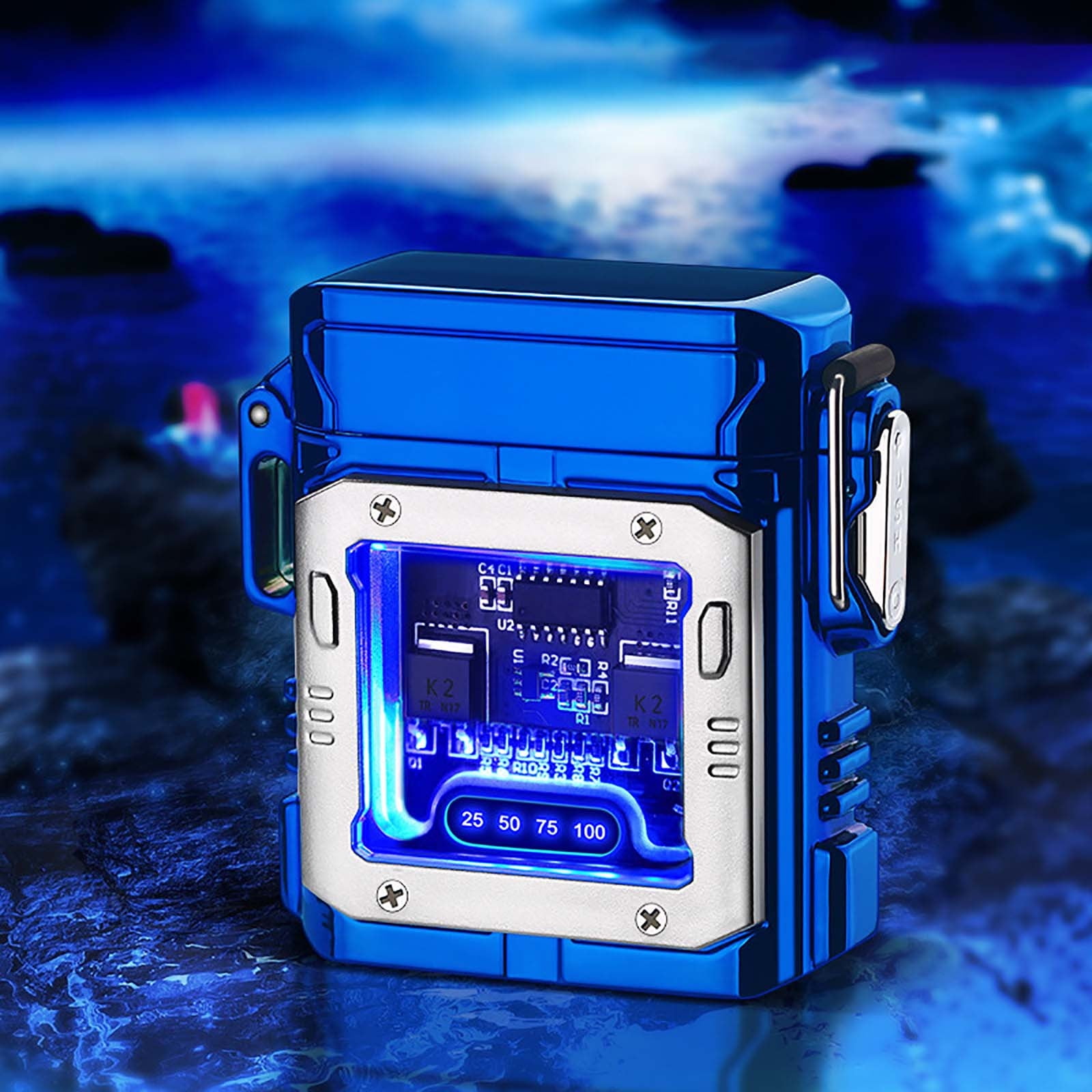 BeforeyaynElectronic Lighter With Digital Display Type C Rechargeable ...