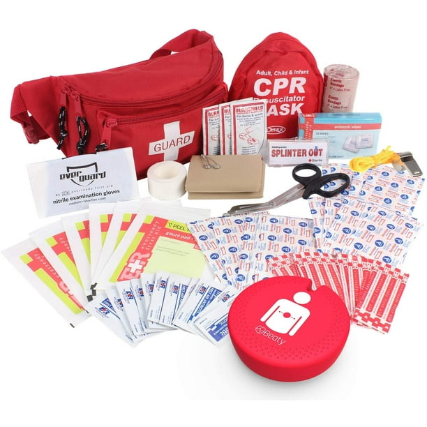 Ever Ready First Aid, Fanny Pack/Hip Pack, Fully Stocked First Aid Kit ...